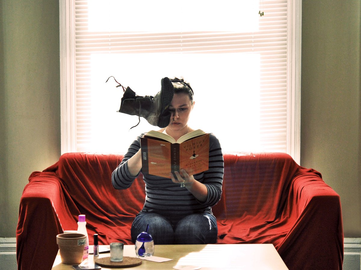 Photo Series Captures Random Objects Flying At A Womans Head Because