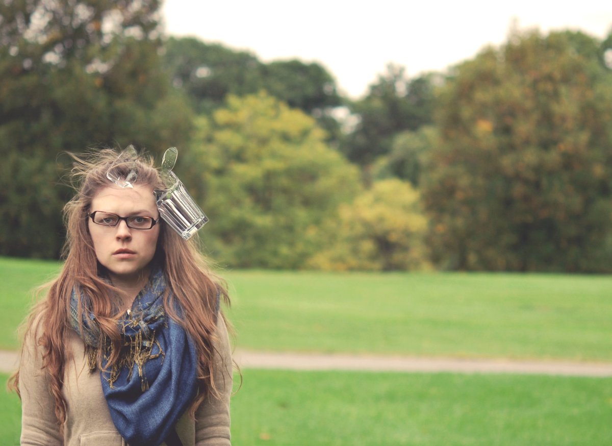 Photo Series Captures Random Objects Flying At A Womans Head Because
