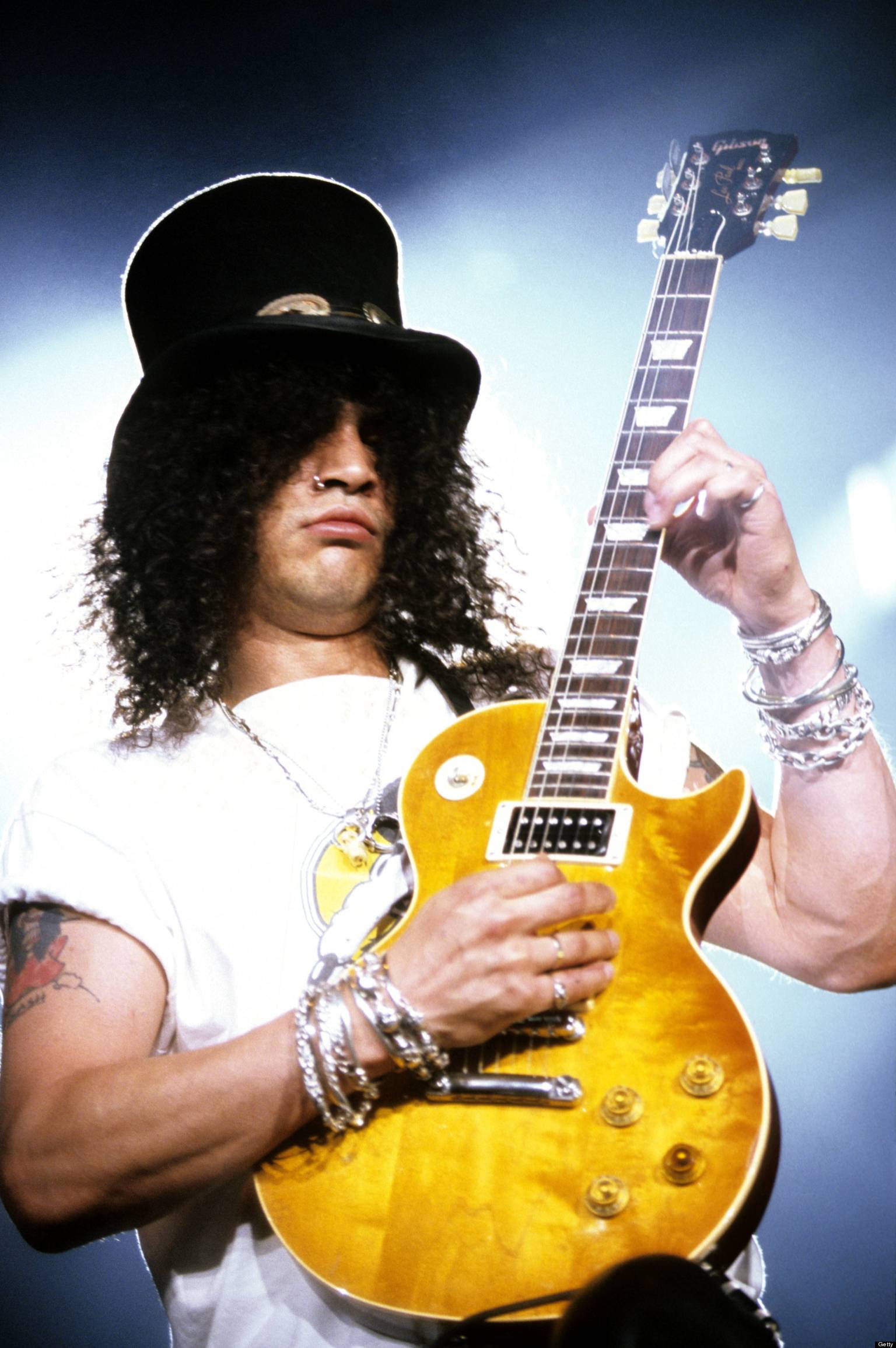 Slash Looks Unrecognizable At The Beach Ex Guns N Roses Guitarist 