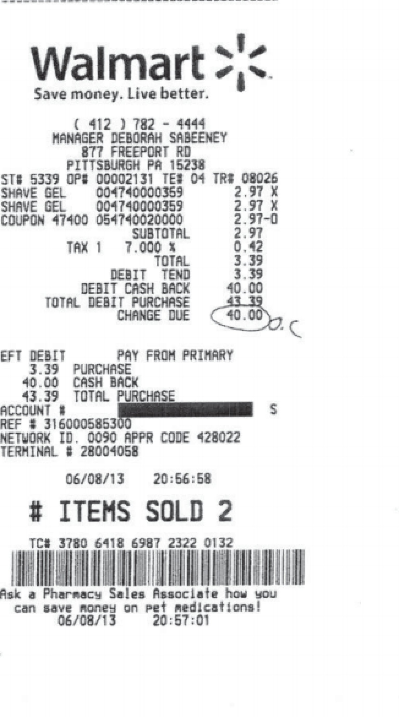 Walmart Allegedly Overtaxing On 2 For 1 Coupon Purchases PHOTO 
