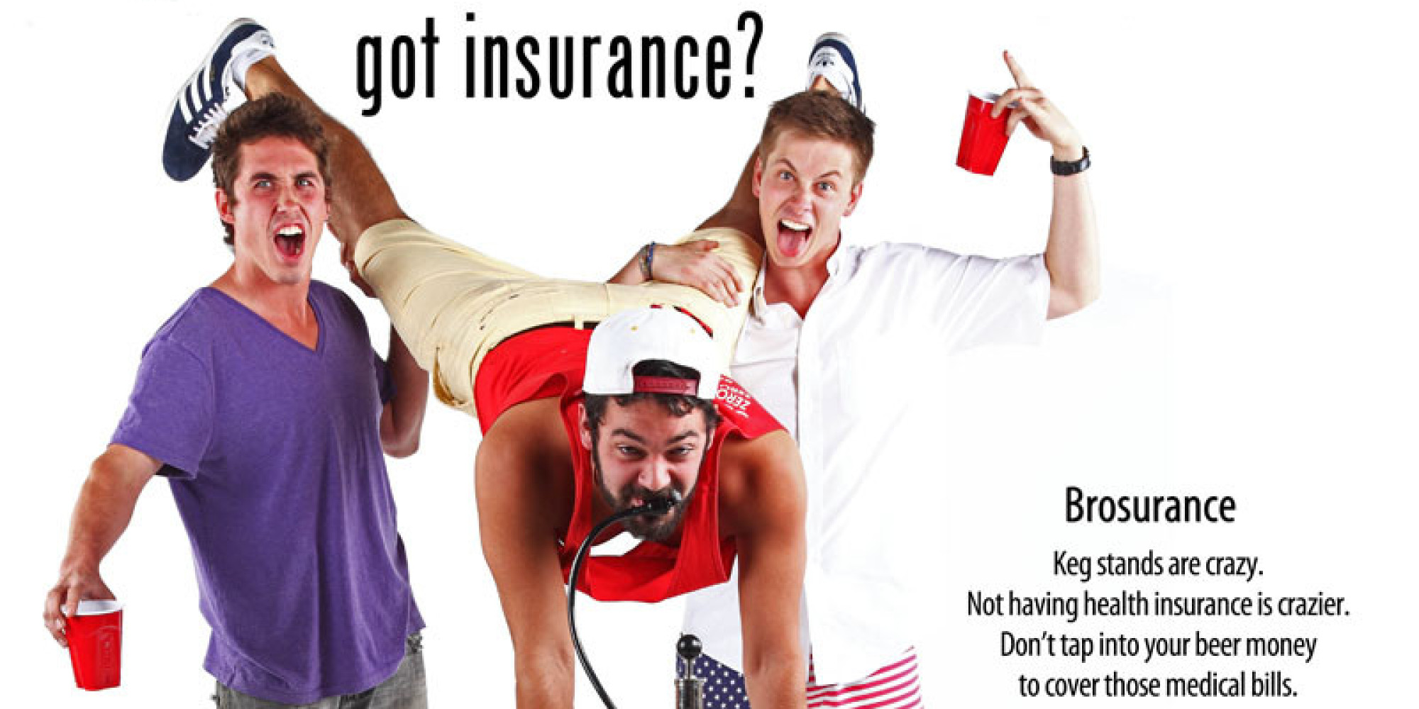 The Brosurance Obamacare Keg Stand Ad Is Real Huffpost