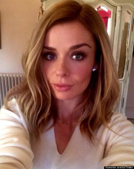 Katherine Jenkins Debuts New Dark Blonde Hair As She Returns To