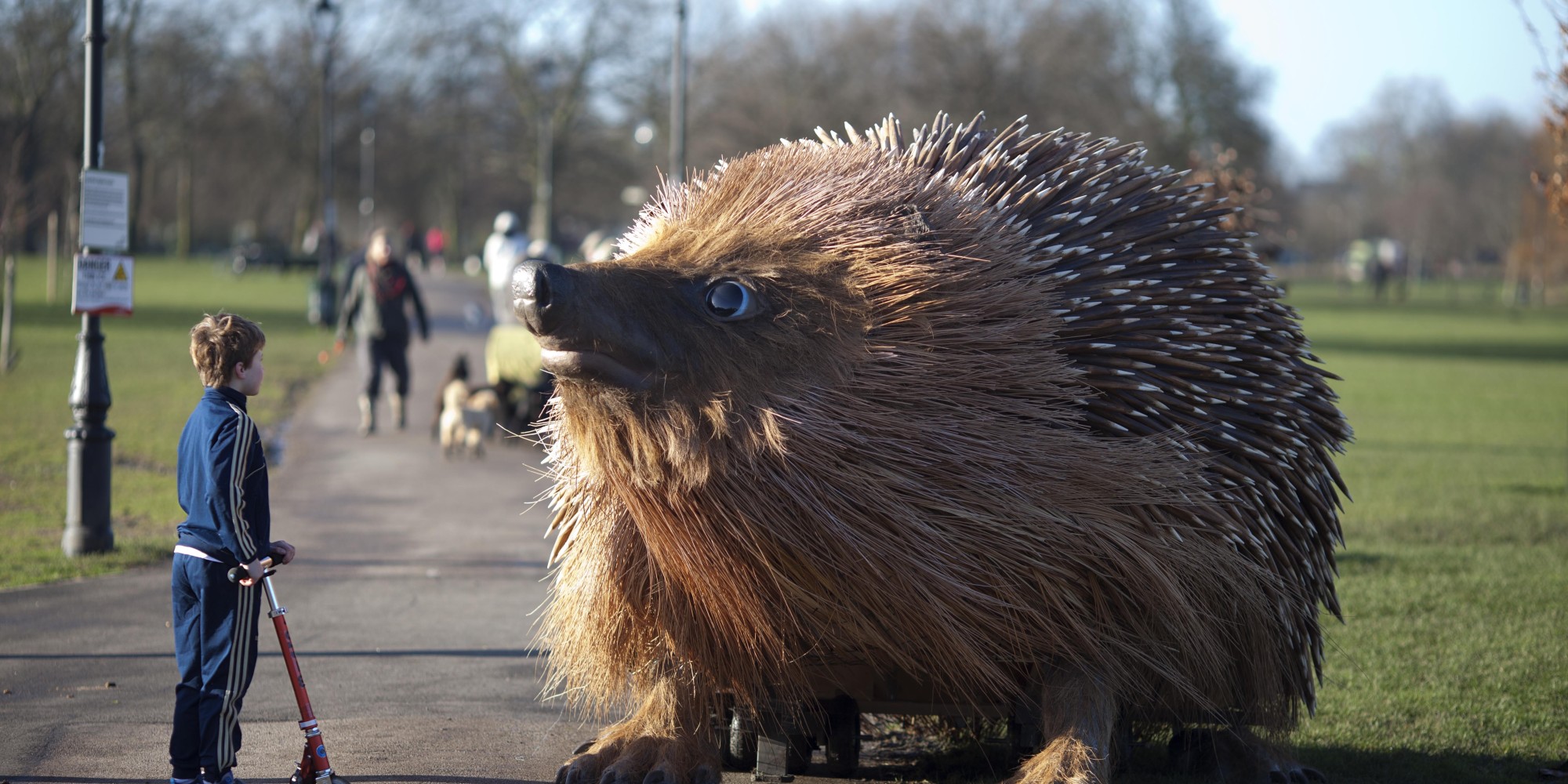 Giant Hedgehog Marks Launch Of Sir David Attenborough Series 'Natural Curiosities' | HuffPost UK