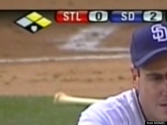 Chris Young Padres Pitcher Hit In The Face By Line Drive Video
