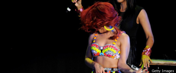 17 Photos Proving Rihanna Cant Stop Touching Herself