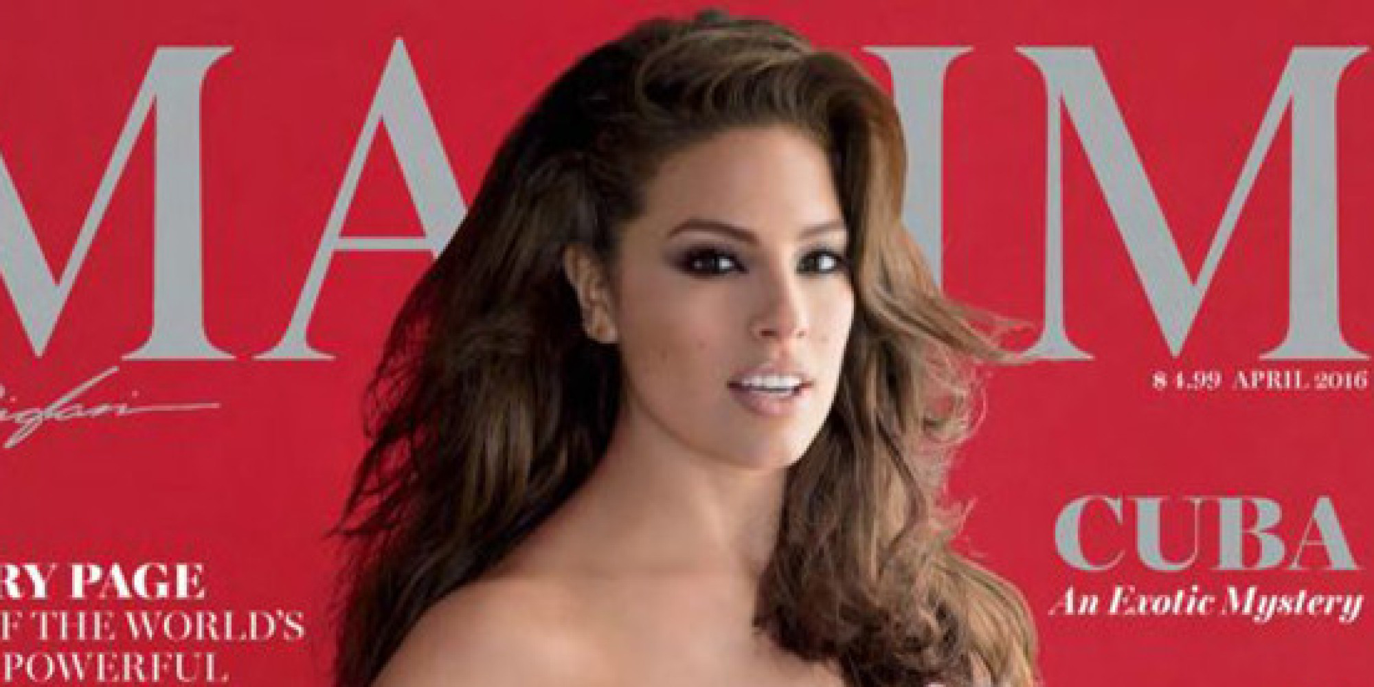 Ashley Graham Goes Naked On The Cover Of Maxim