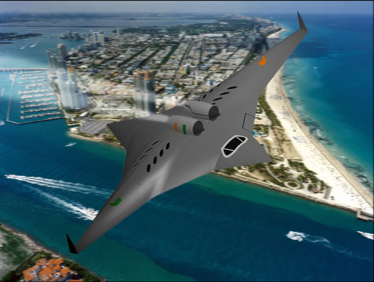 University Of Miami's Bi-Directional Flying Wing Plane Gets NASA ...