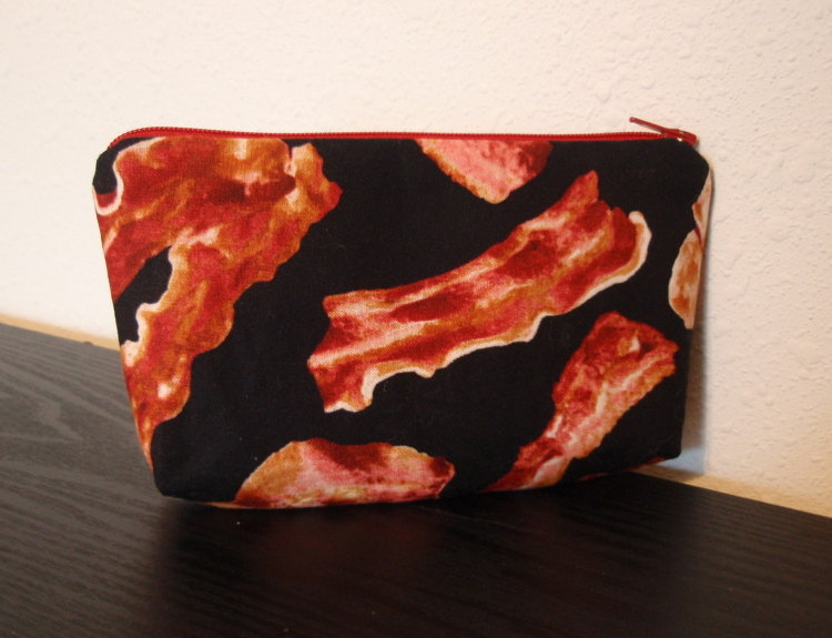 bacon purse | Cosmetic pouch, Pouch, Gifts