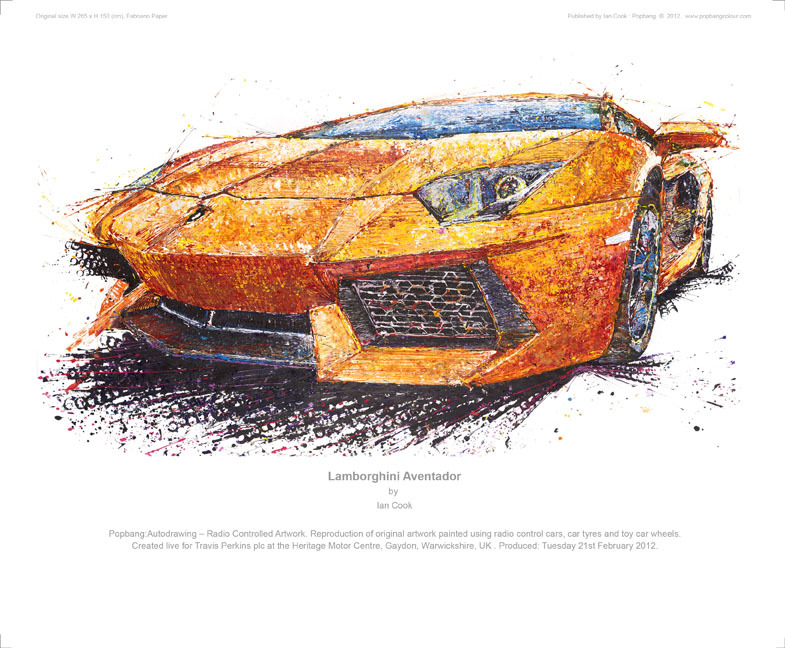 Ian Cook Uses Remote Controlled Cars For His Paintings (PHOTOS) | HuffPost