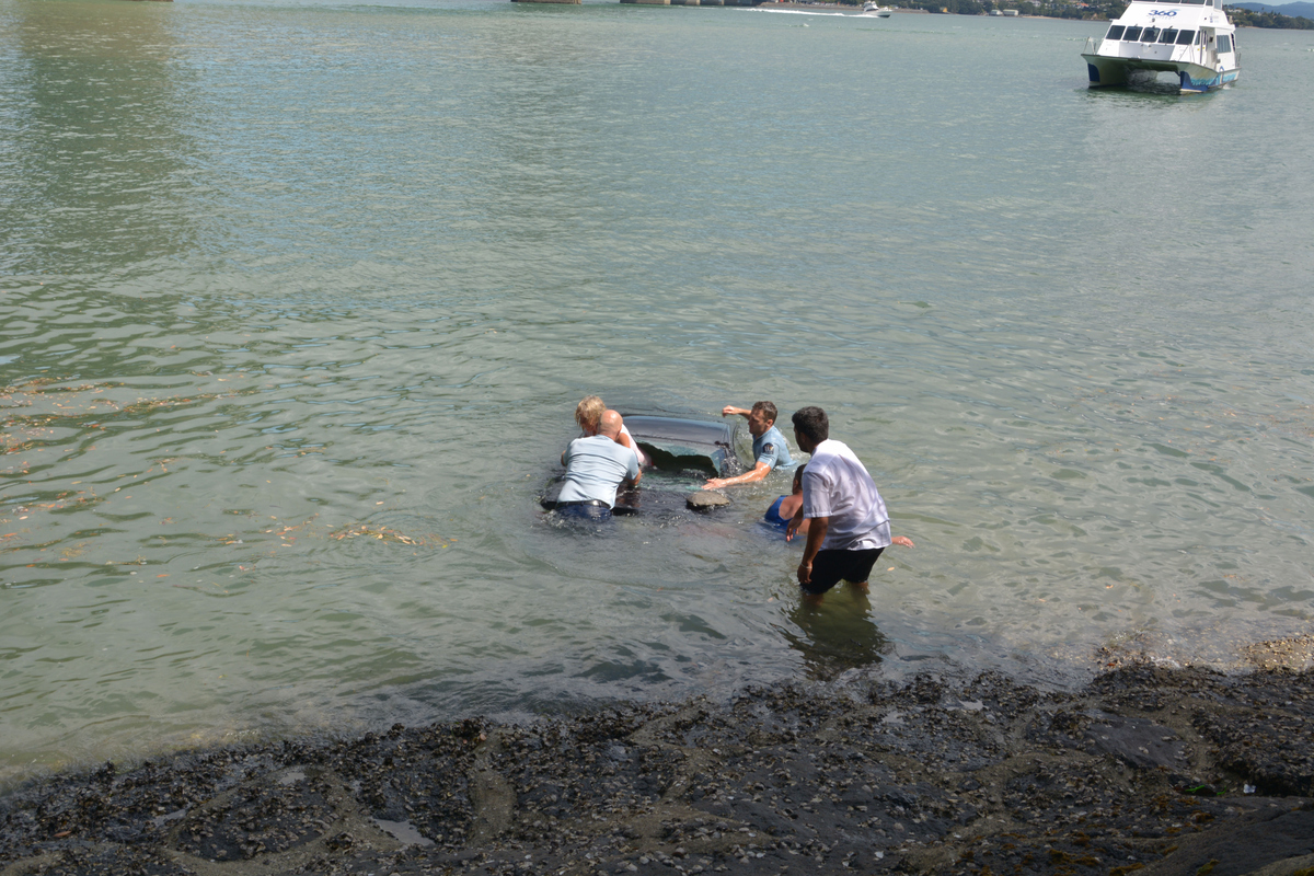 New Zealand Police Officers Save Woman From Drowning In Sinking Car ...