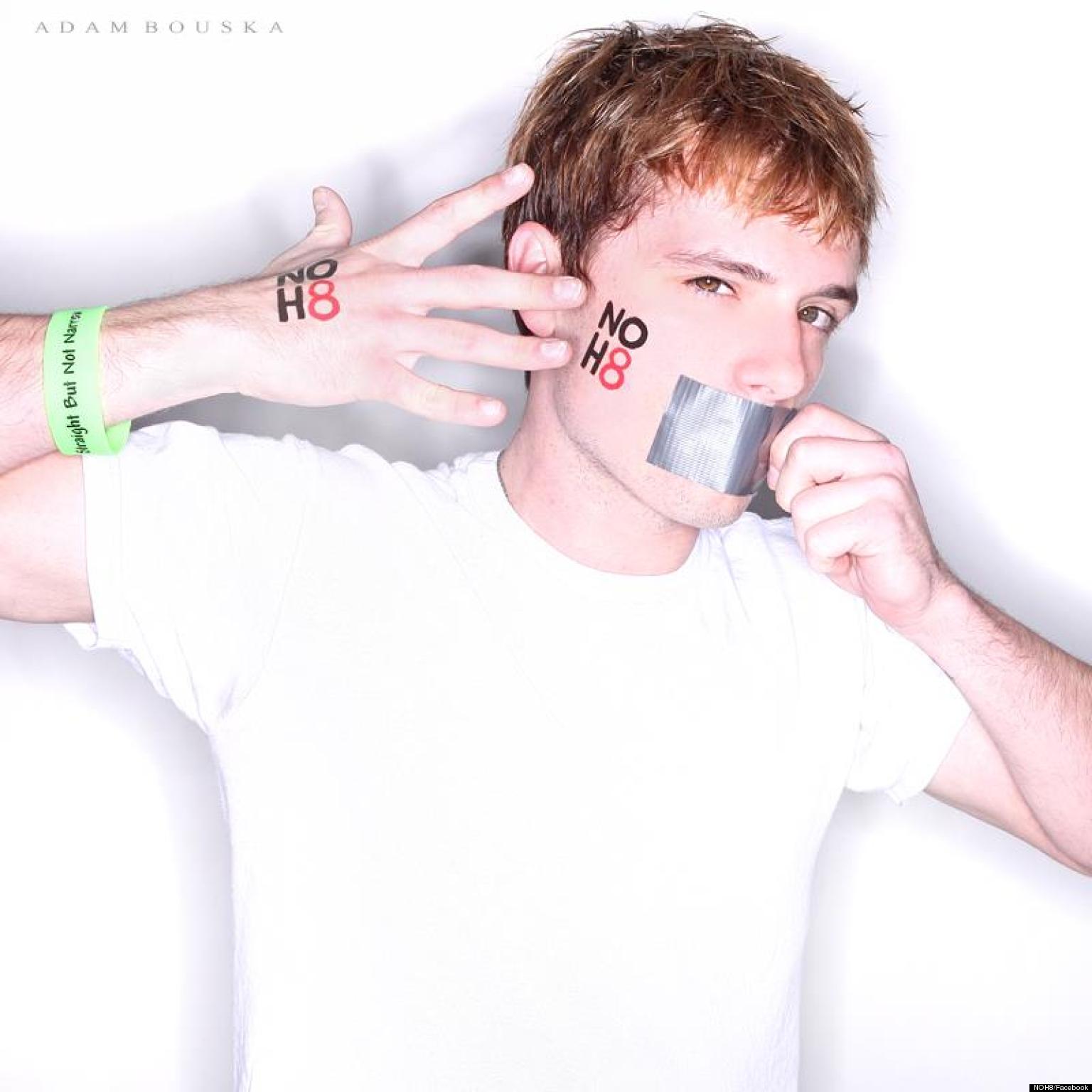 NOH8 Campaign: 'Hunger Games' Star Josh Hutcherson Shows LGBT Support ...