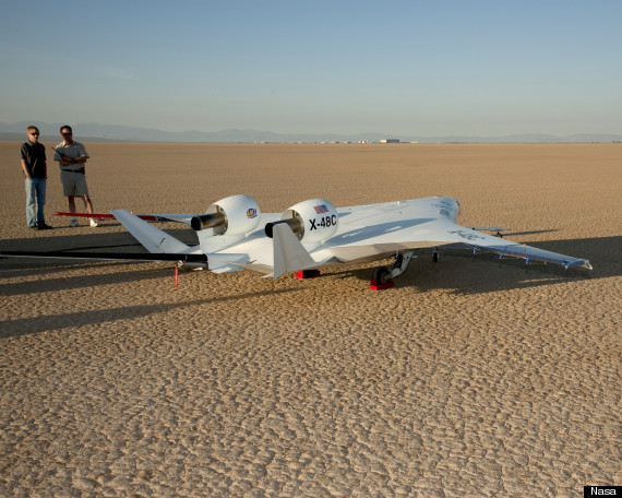 Blended Wing Body Aircraft, X-48c, Successfully Tested By Boeing And Nasa