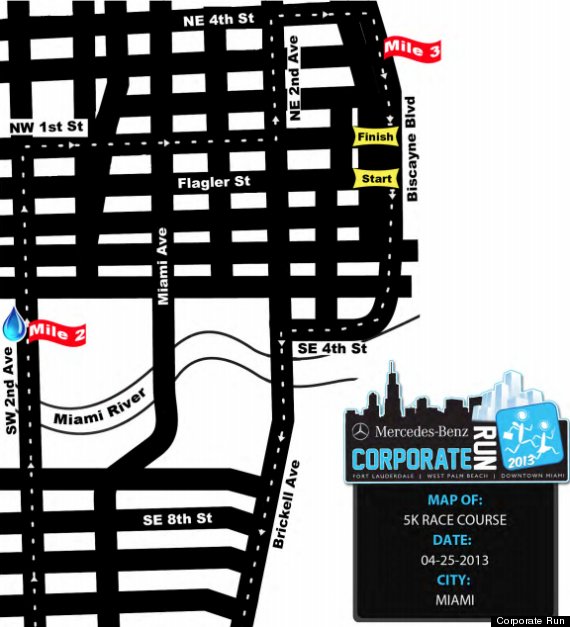 Miami Corporate Run: Street Shutdowns, Times, And Maps (PHOTOS ...