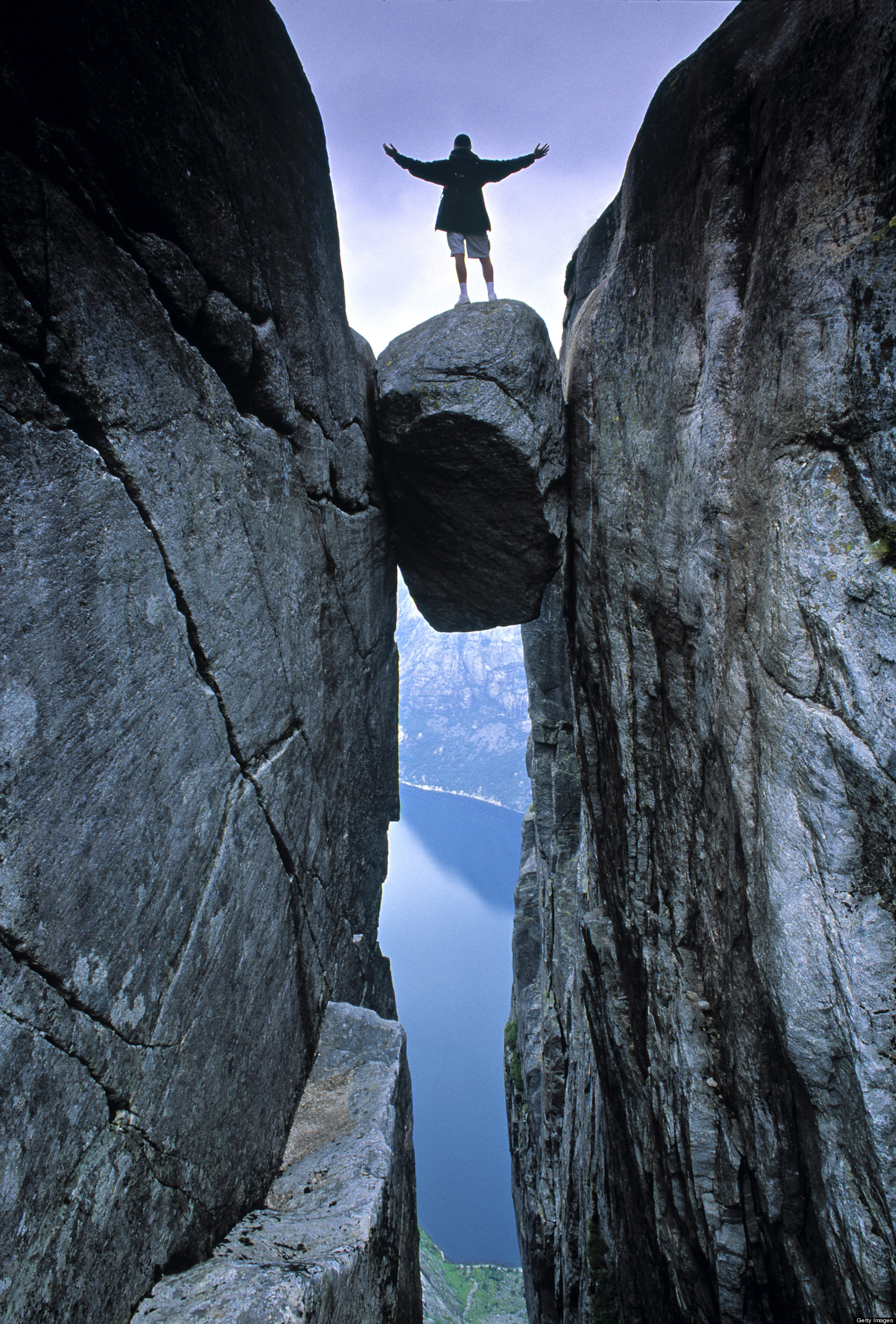 BASE Jumping Off Kjeragbolten In Norway (PHOTOS, VIDEO) | HuffPost