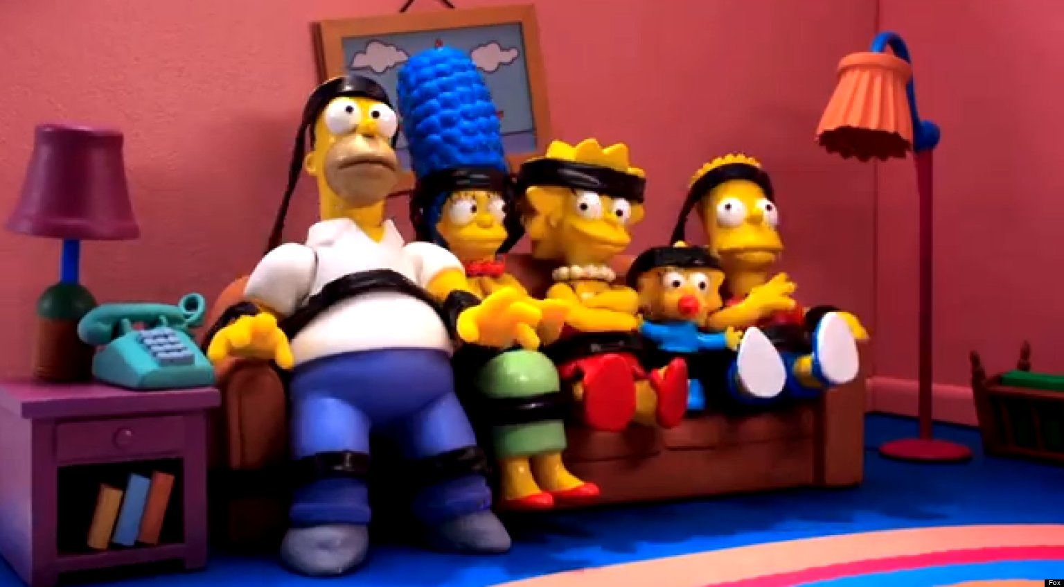 'The Simpsons' Gets Elaborate 'Robot Chicken' Couch Gag (VIDEO)