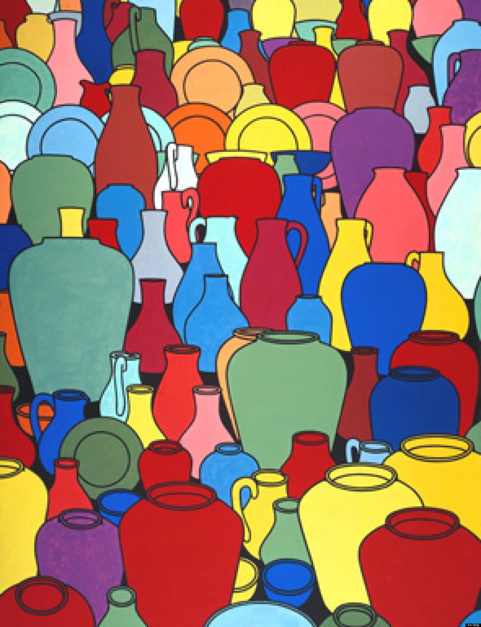 Survey Exhibition Of The Celebrated British Painter Patrick Caulfield ...