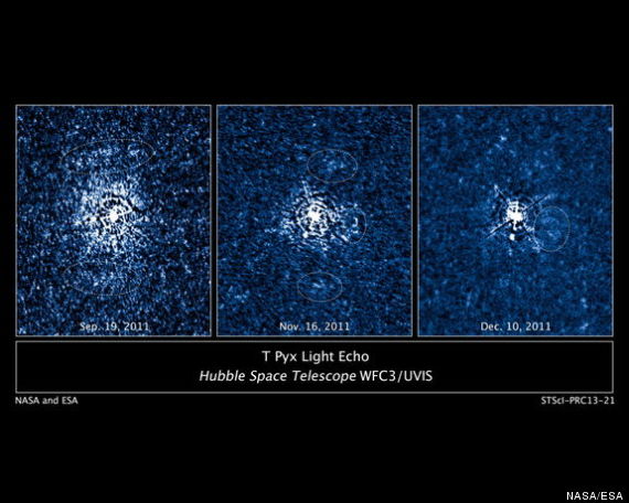 Star Explosion: Hubble Space Telescope Spies Faraway Stellar Eruption ...