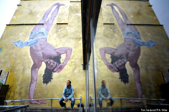 Breakdancing Jesus mural unveiled in the UK. | Wrestling Forum