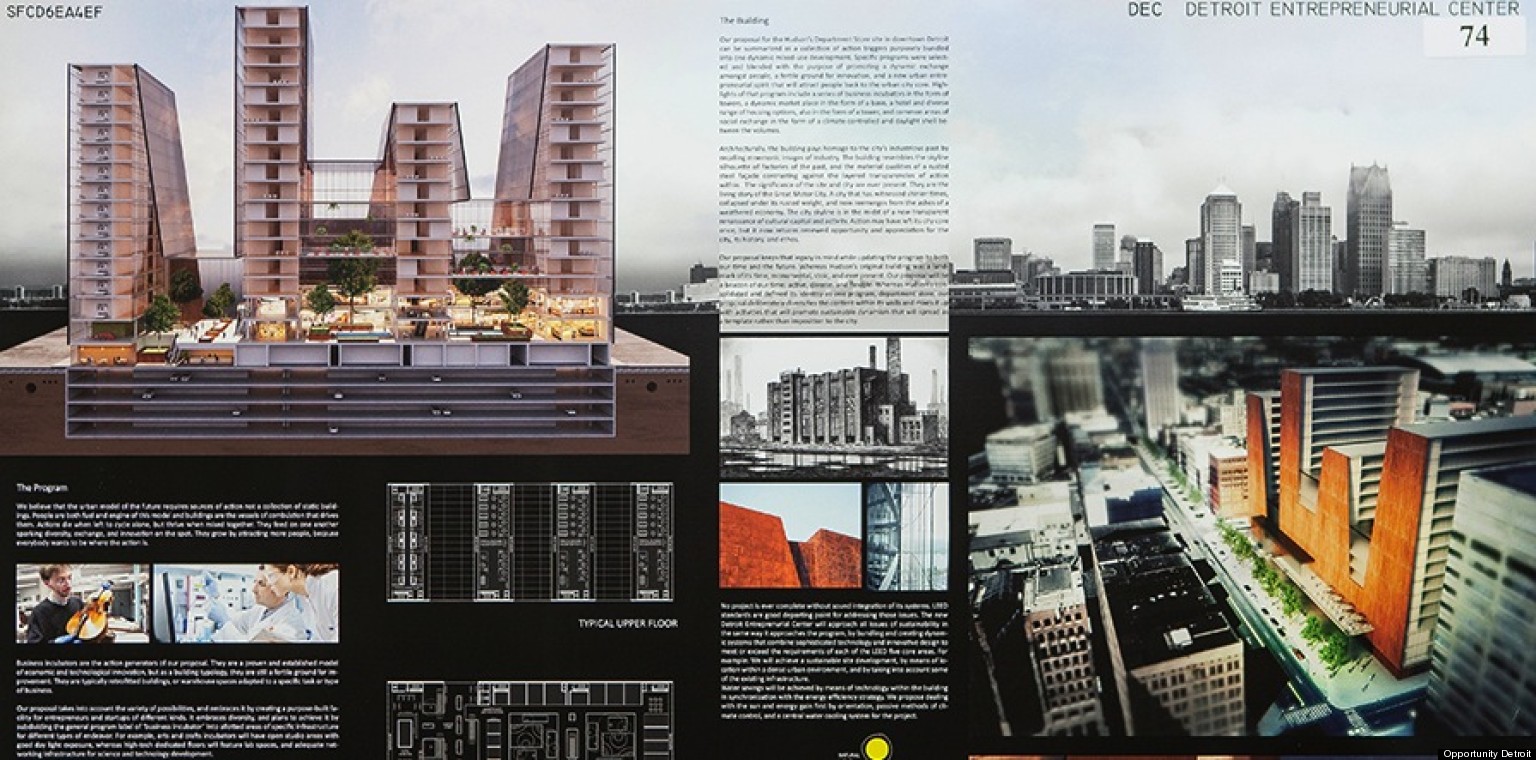 Hudson's Detroit Contest Brings Redevelopment Ideas For Historic ...