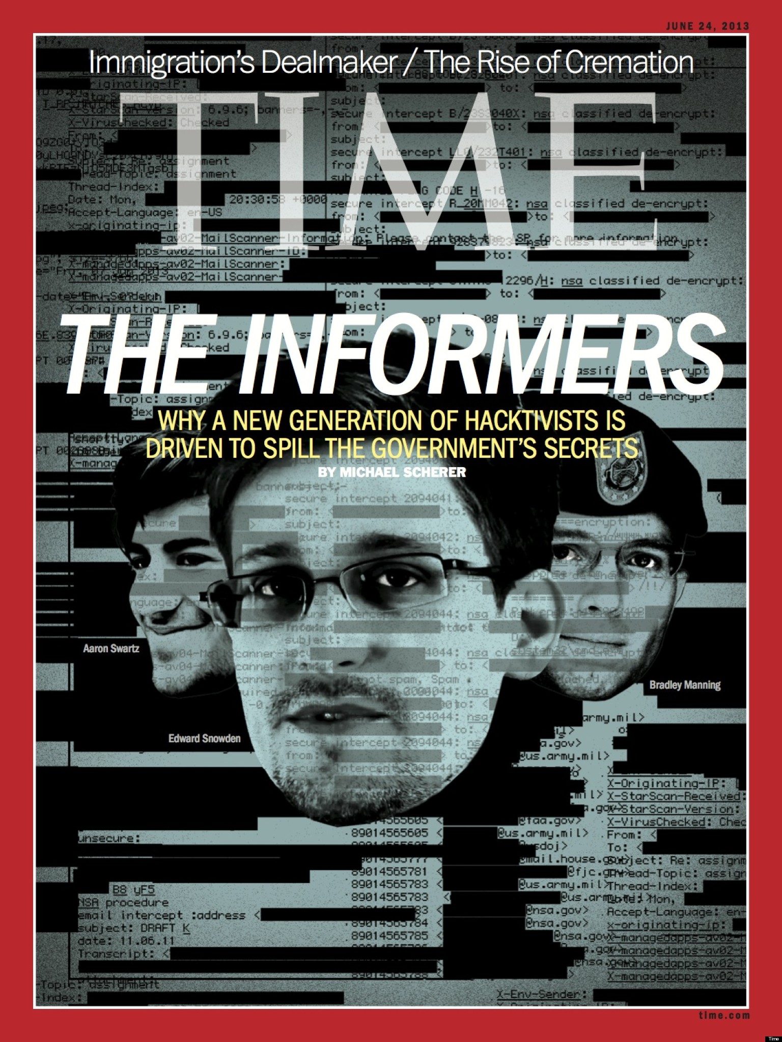 Edward Snowden Covers Time Magazine's Latest Issue (PHOTO) | HuffPost