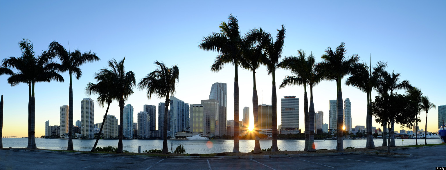 Miami Skyline Facebook Cover