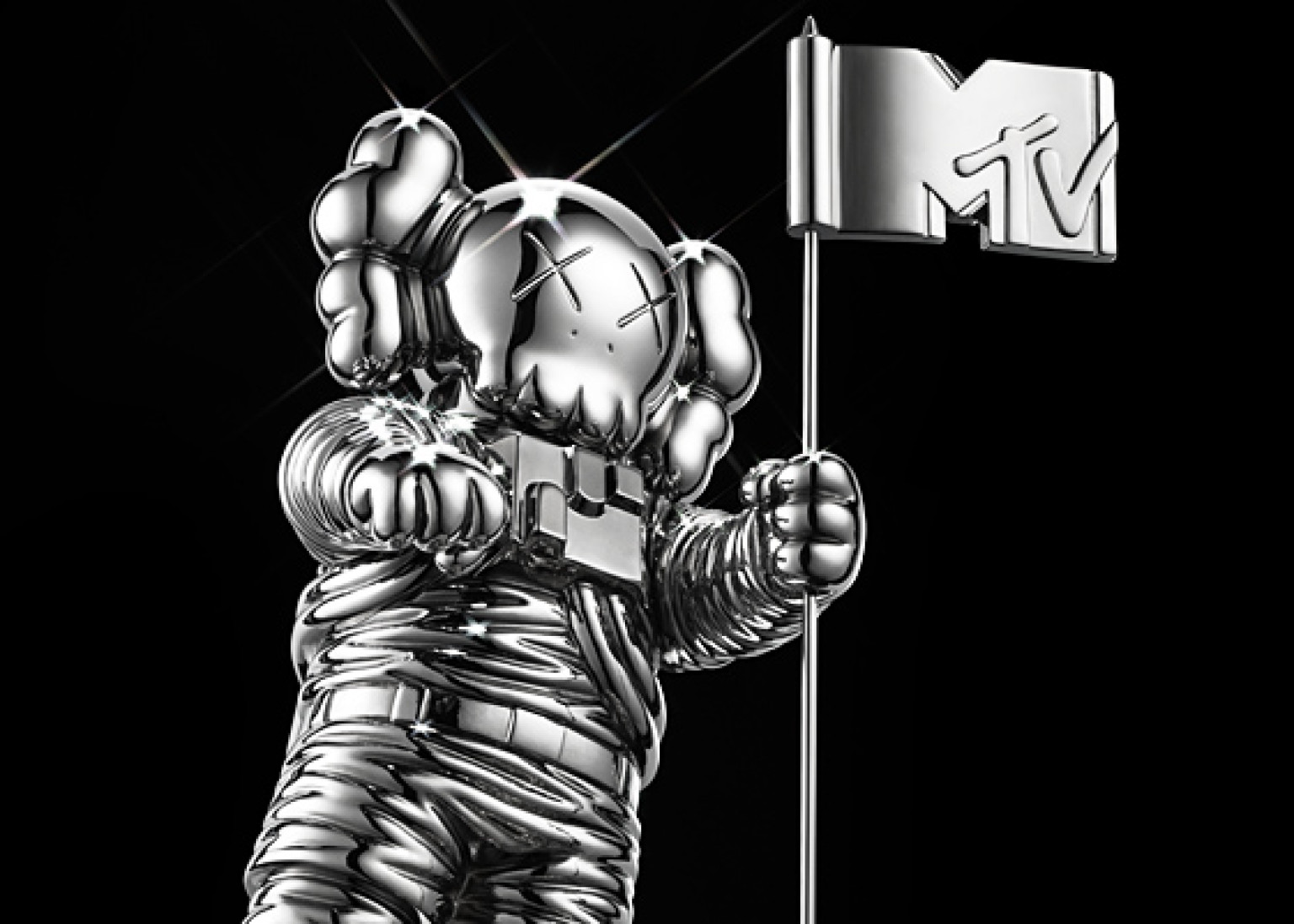 KAWS & MTV Team Up To Redesign Iconic VMA's Moonman Statue (VIDEO ...