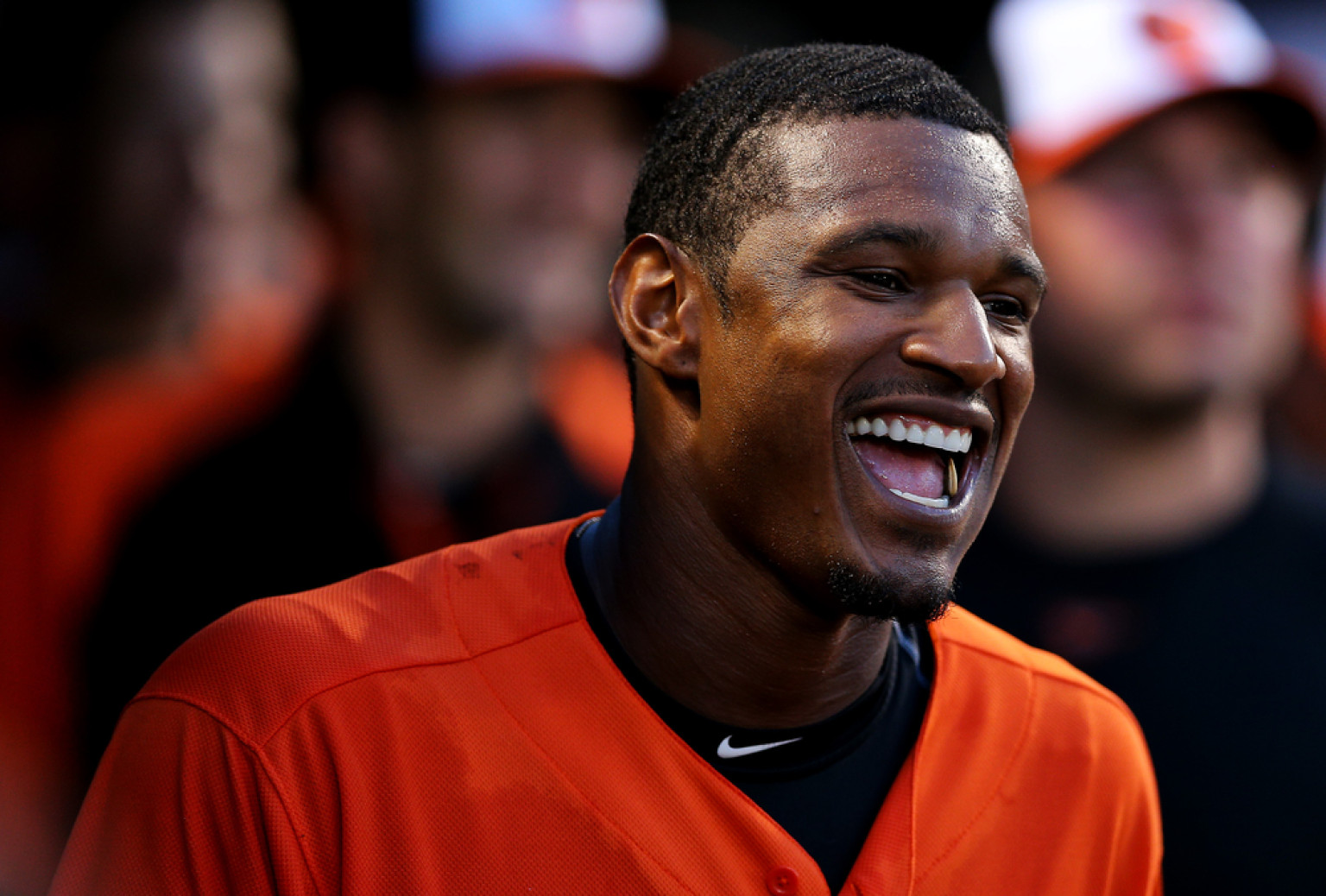 Adam Jones Has Popeye's Cake To Celebrate Birthday (PHOTOS)