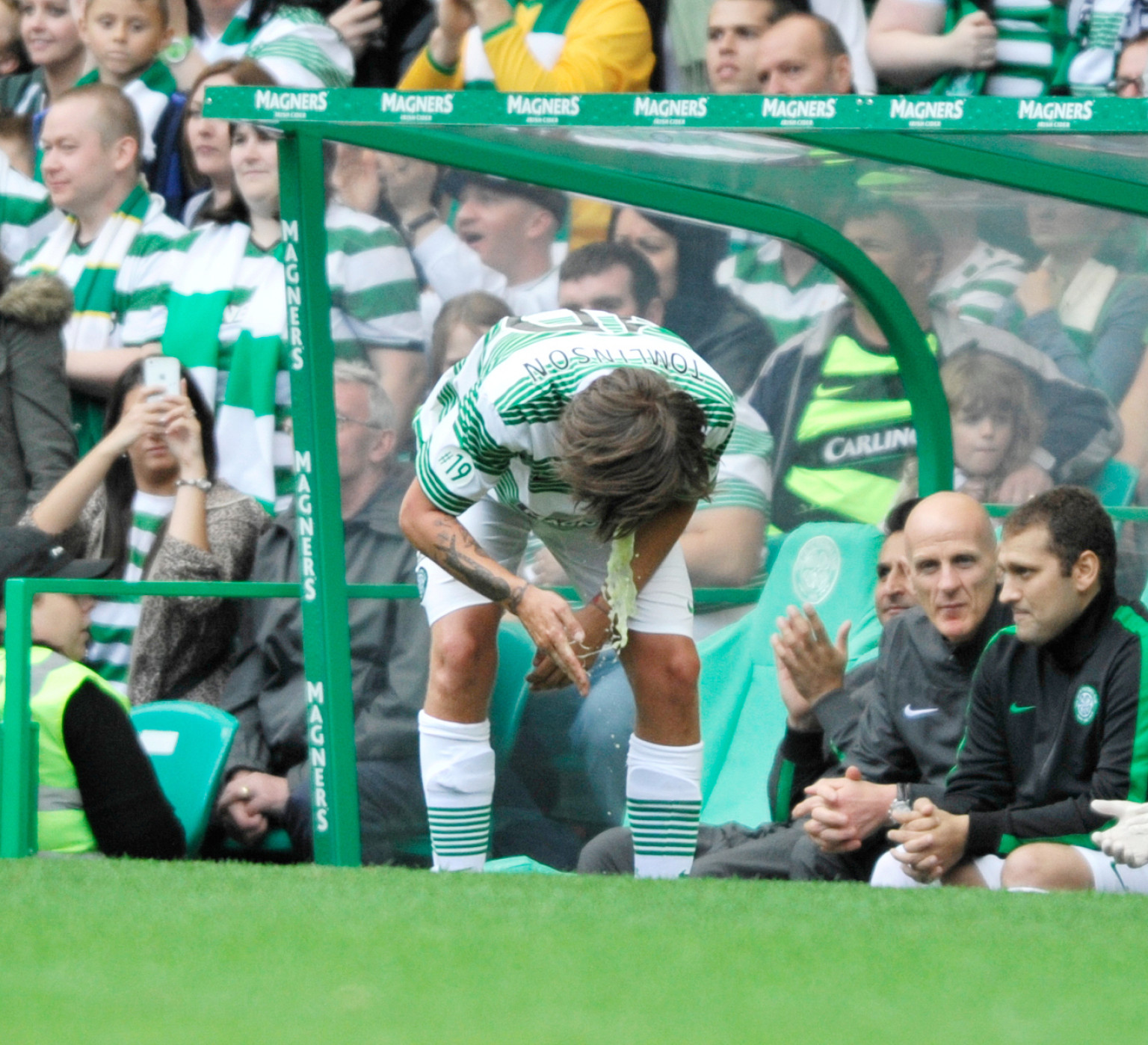 One Direction's Louis Tomlinson Vomits After Nasty Tackle In Charity ...