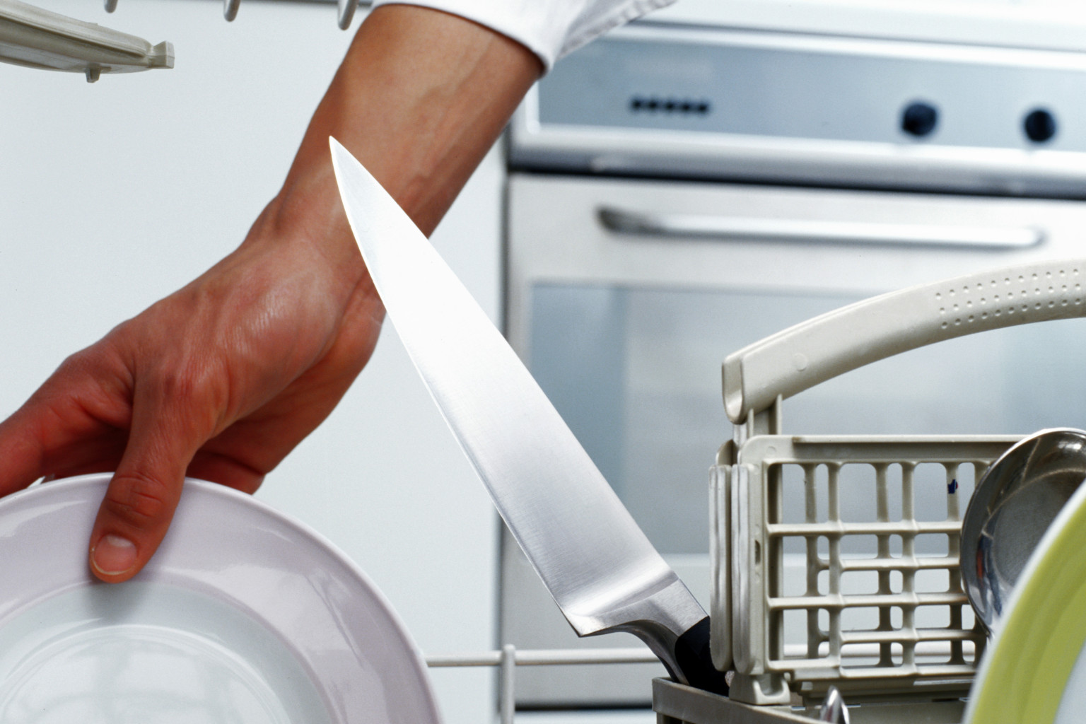 Unloading Dishwasher