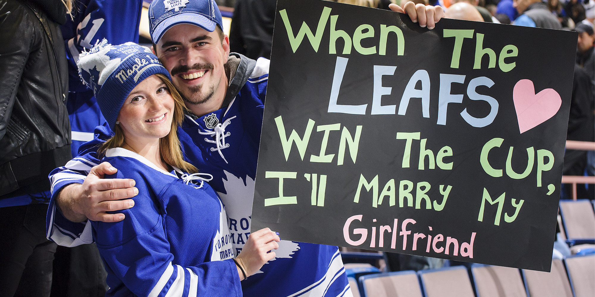 This Might Be The Most Unintentionally Hilarious Leafs Fan Photo Ever