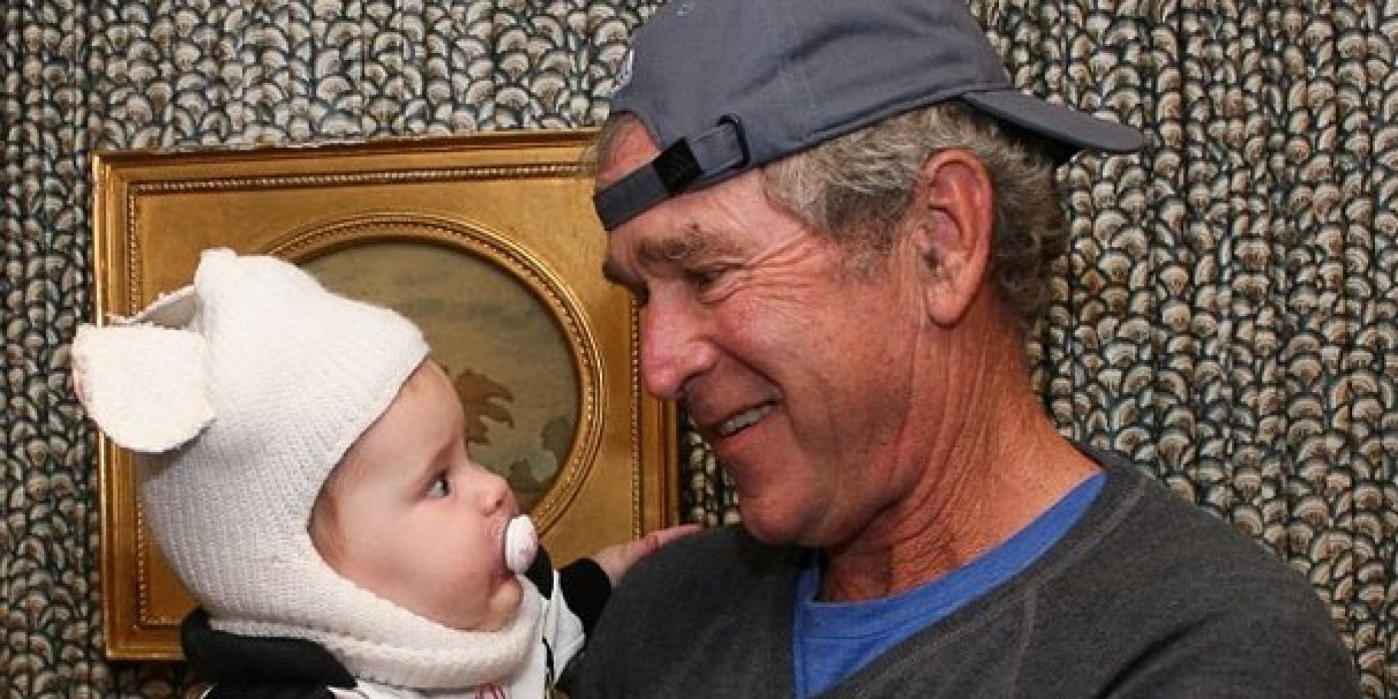 George W. Bush Trick-Or-Treats With 'Astronaut' Baby Mila