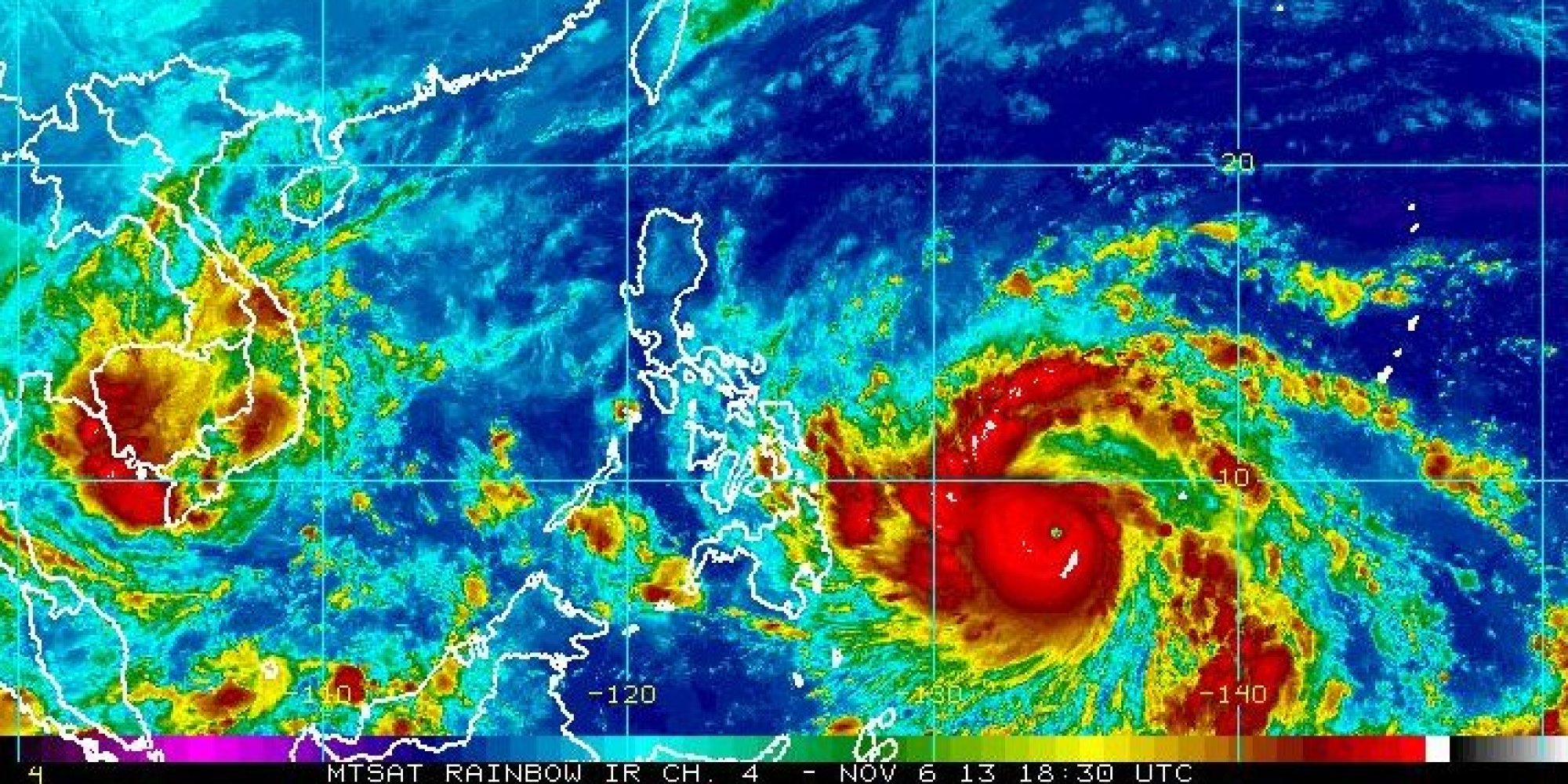 Super Typhoon Haiyan Rages Toward Philippines With Category 5 Winds ...