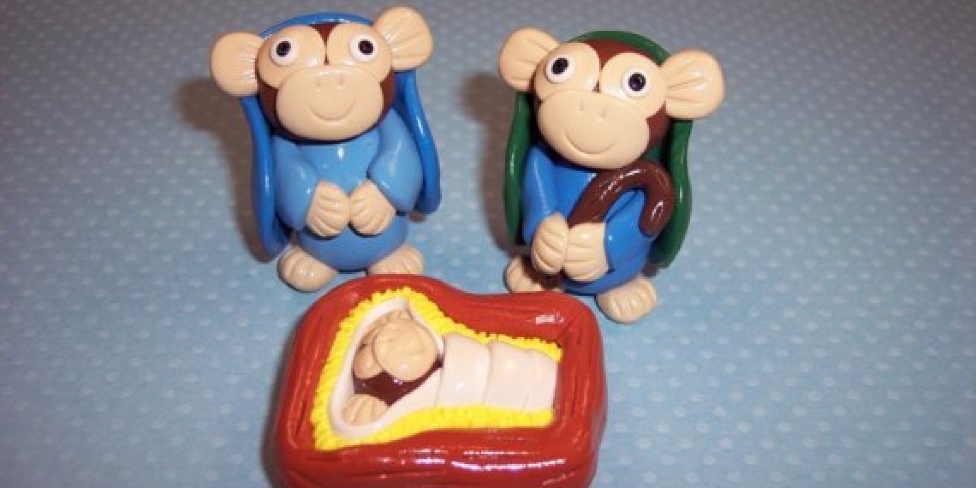 Behold The Monkey Jesus ... And The Zombie Jesus: WEIRD NATIVITY SCENES ...