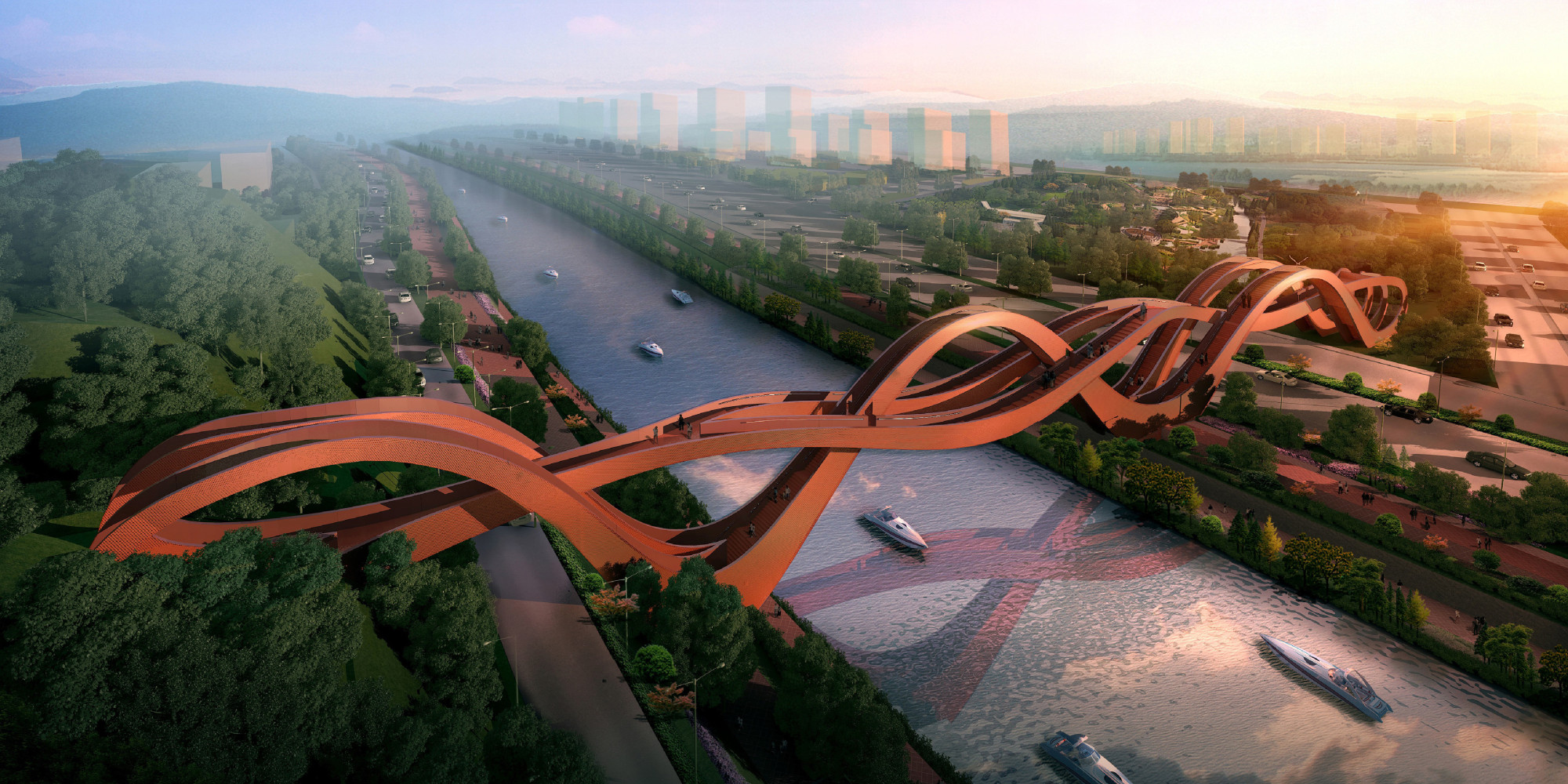 This Is An Actual Design For A Bridge In China | HuffPost