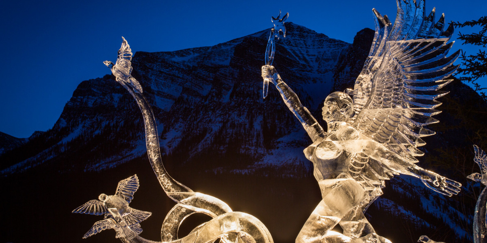 The Lake Louise Ice Magic Festival Turns A Cool 20 (PHOTOS)