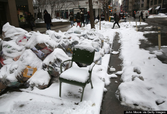 New York City Is Basically Just One Frozen Pile Of Trash Right Now ...