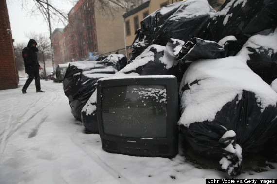 New York City Is Basically Just One Frozen Pile Of Trash Right Now ...