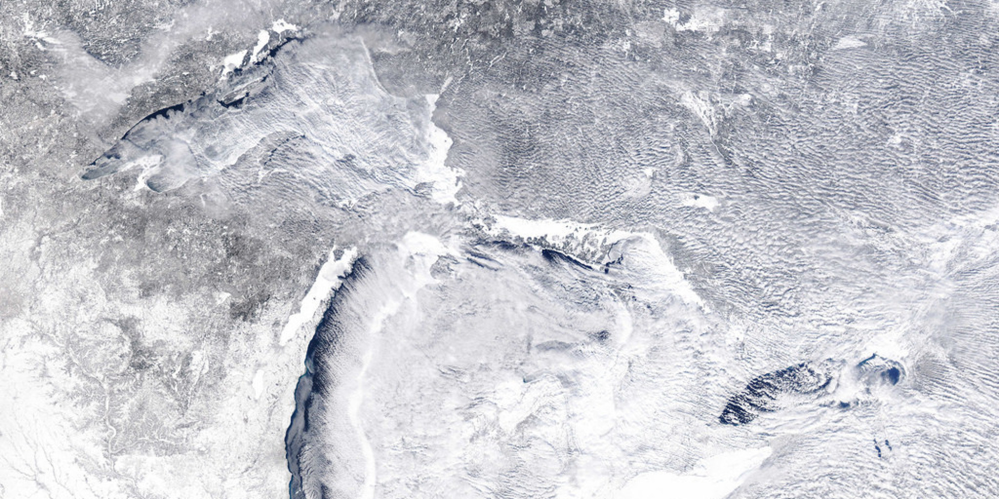 Wisconsin Great Lakes Frozen