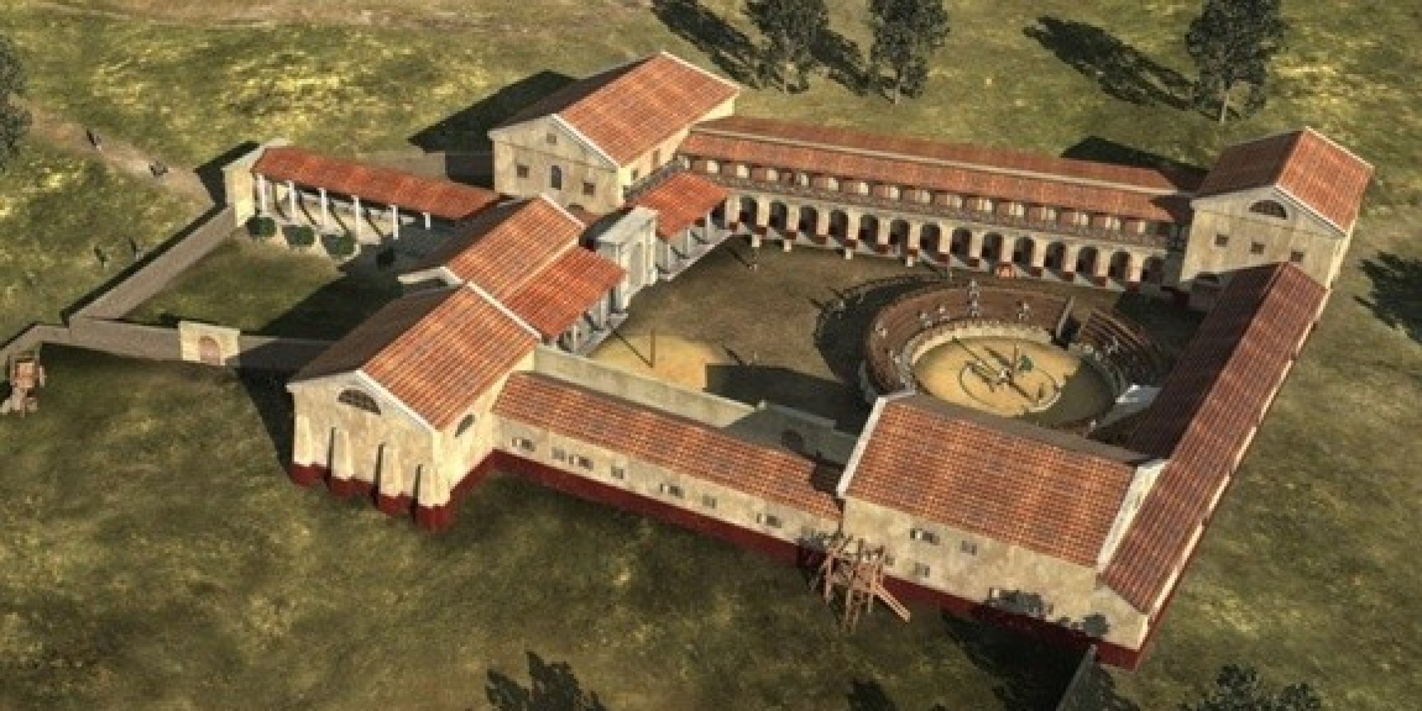 Ancient Roman Gladiator School Discovered In Austria, Recreated In 3D ...