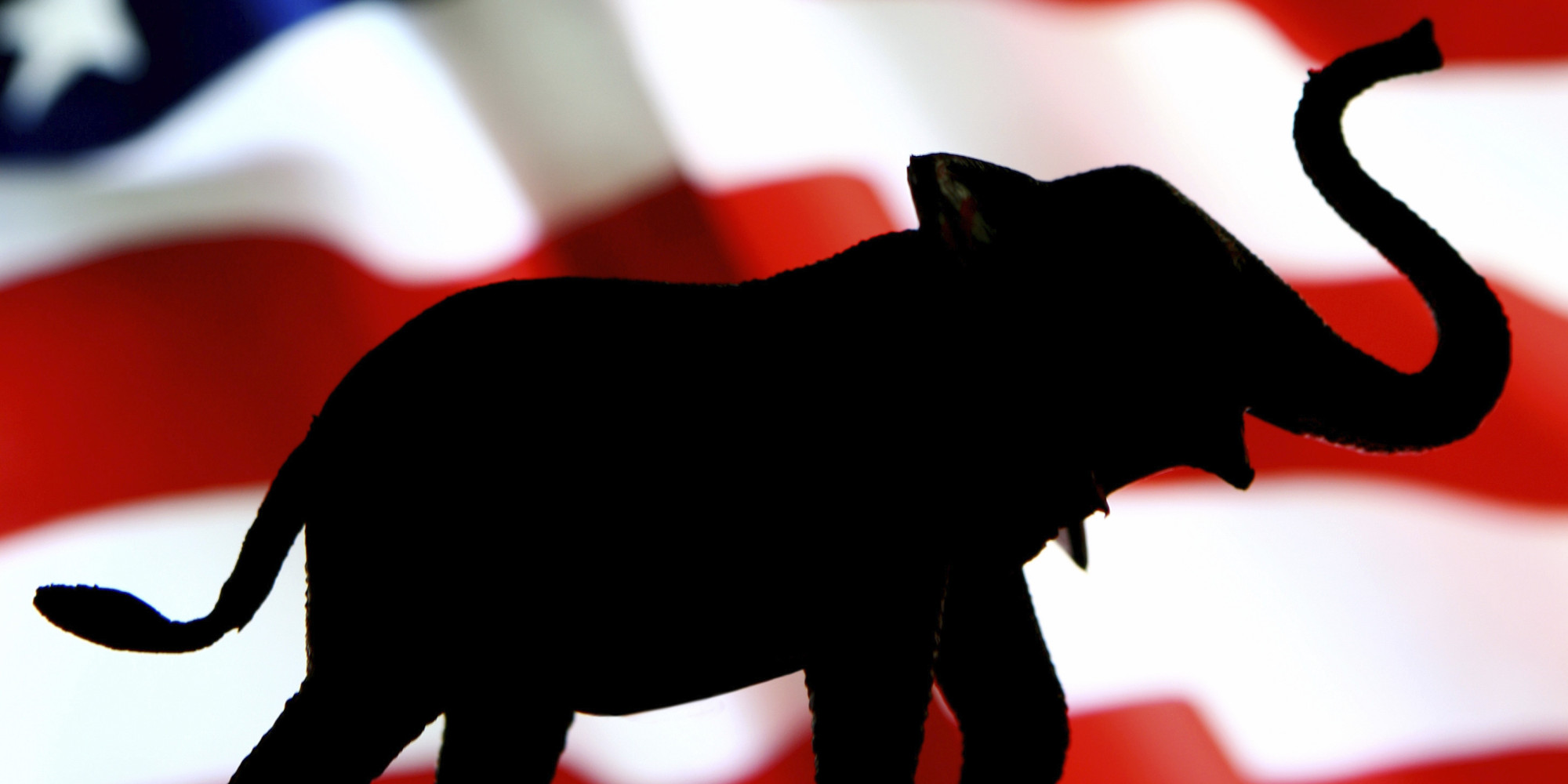 Black Republican Elephant