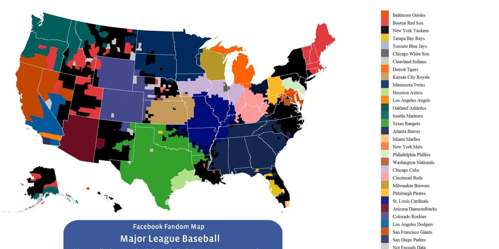 Mlb Fan Map 2021 at Keith Katz blog