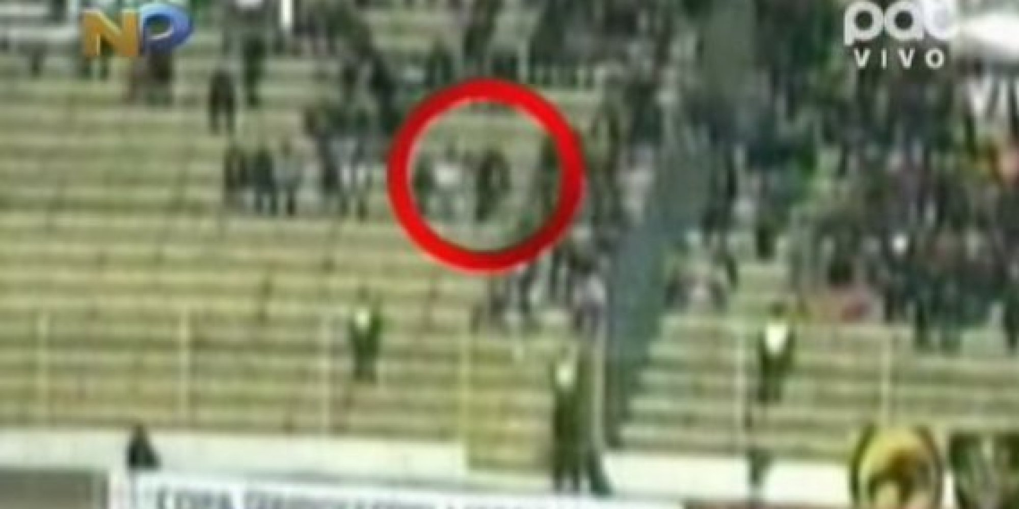 Footage Shows Ghostly Figure Sweep Across Soccer Stadium (VIDEO)