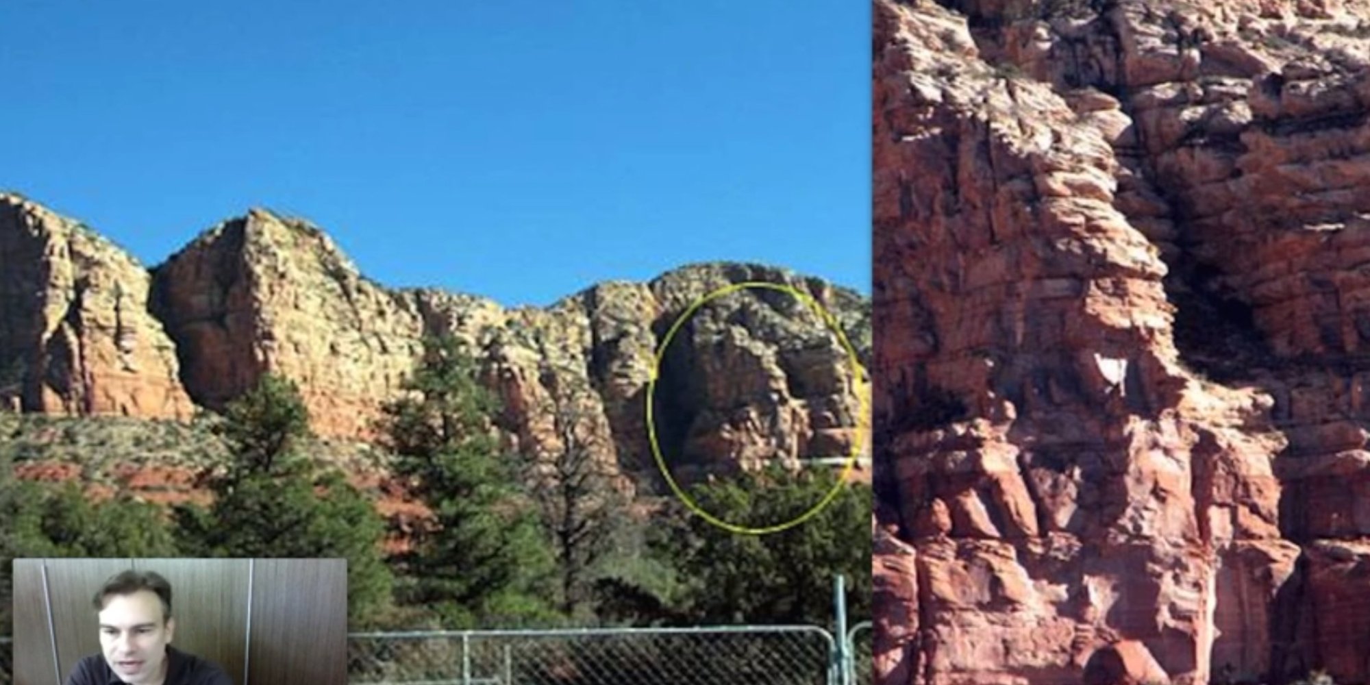 UFO Conspiracy Claims This Rock 'Face' Is Proof Of Underground Alien ...