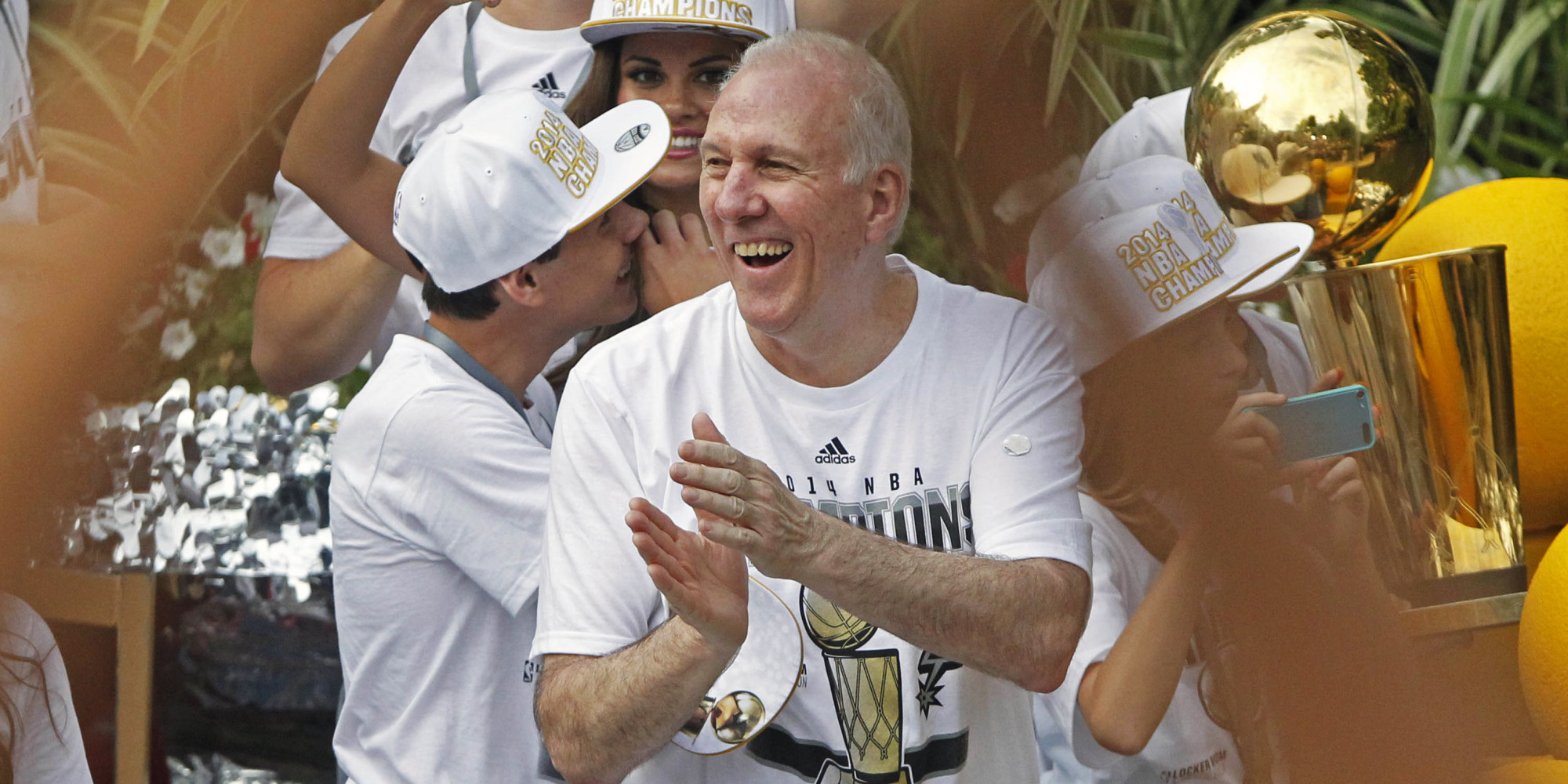 Gregg Popovich Was The Life Of The Spurs' Championship Parade (PHOTOS ...