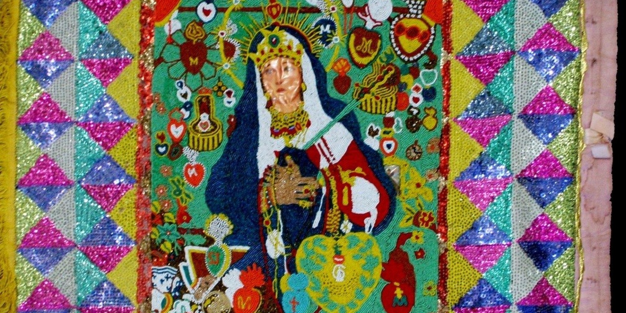 The Hypnotic (And Very Glittery) Beauty Of Haitian Vodou Flags | HuffPost