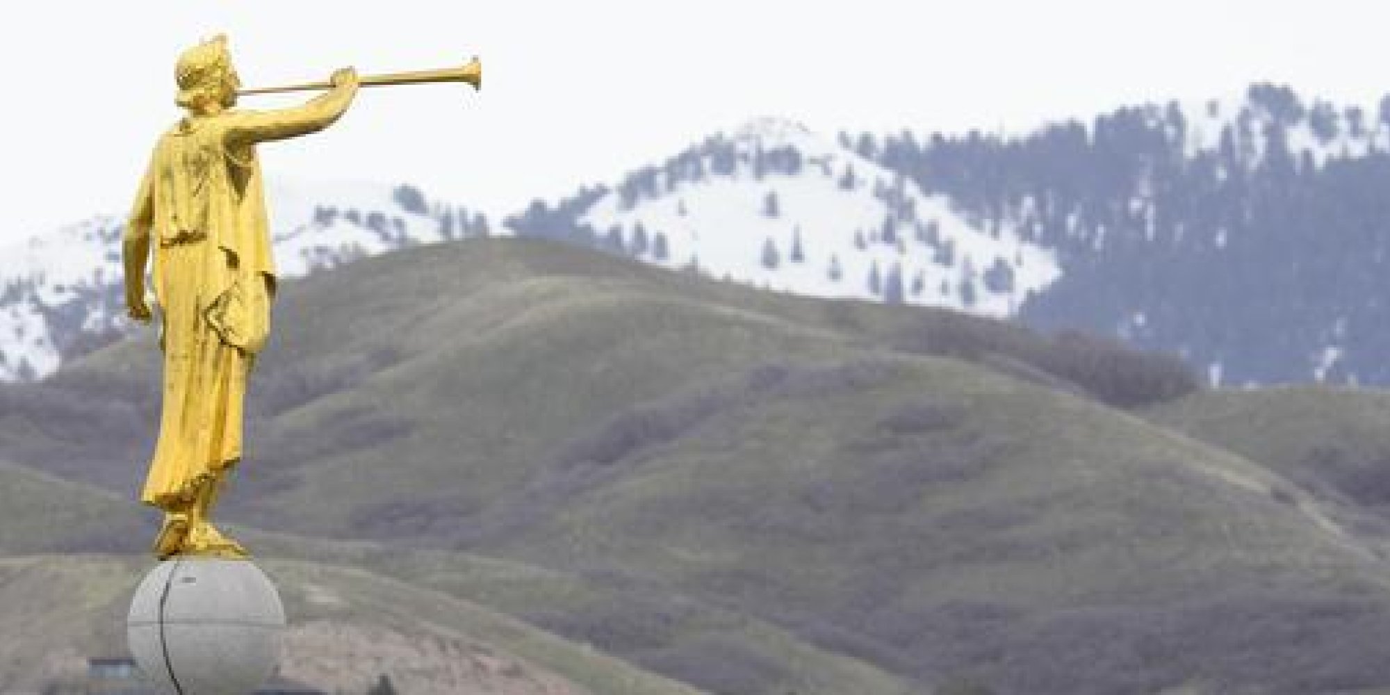 Angel Moroni Statues Grace The Spires Of Mormon Temples Around The ...