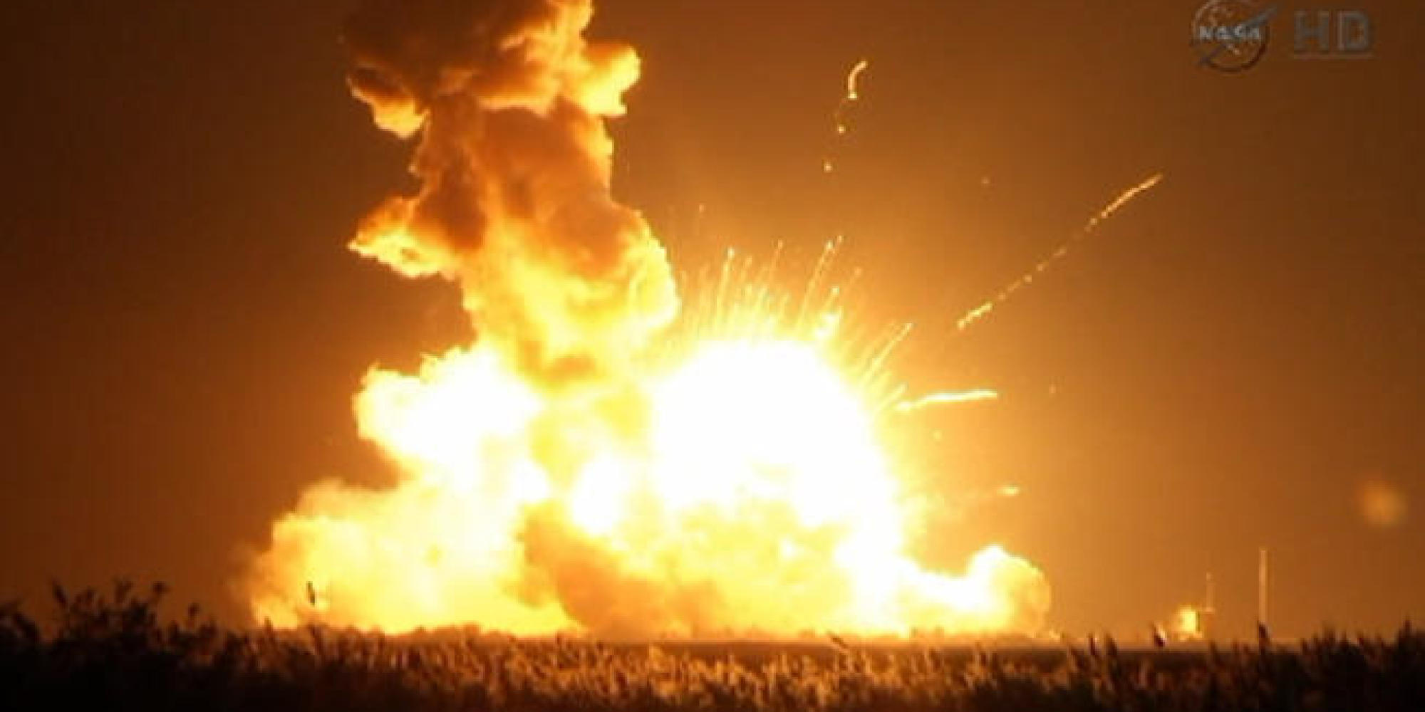 Antares Rocket Explodes Shortly After Lift-Off From Virginia Launch ...