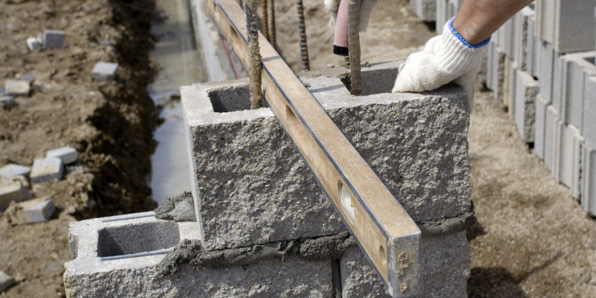 Bad Concrete Block Wall Construction