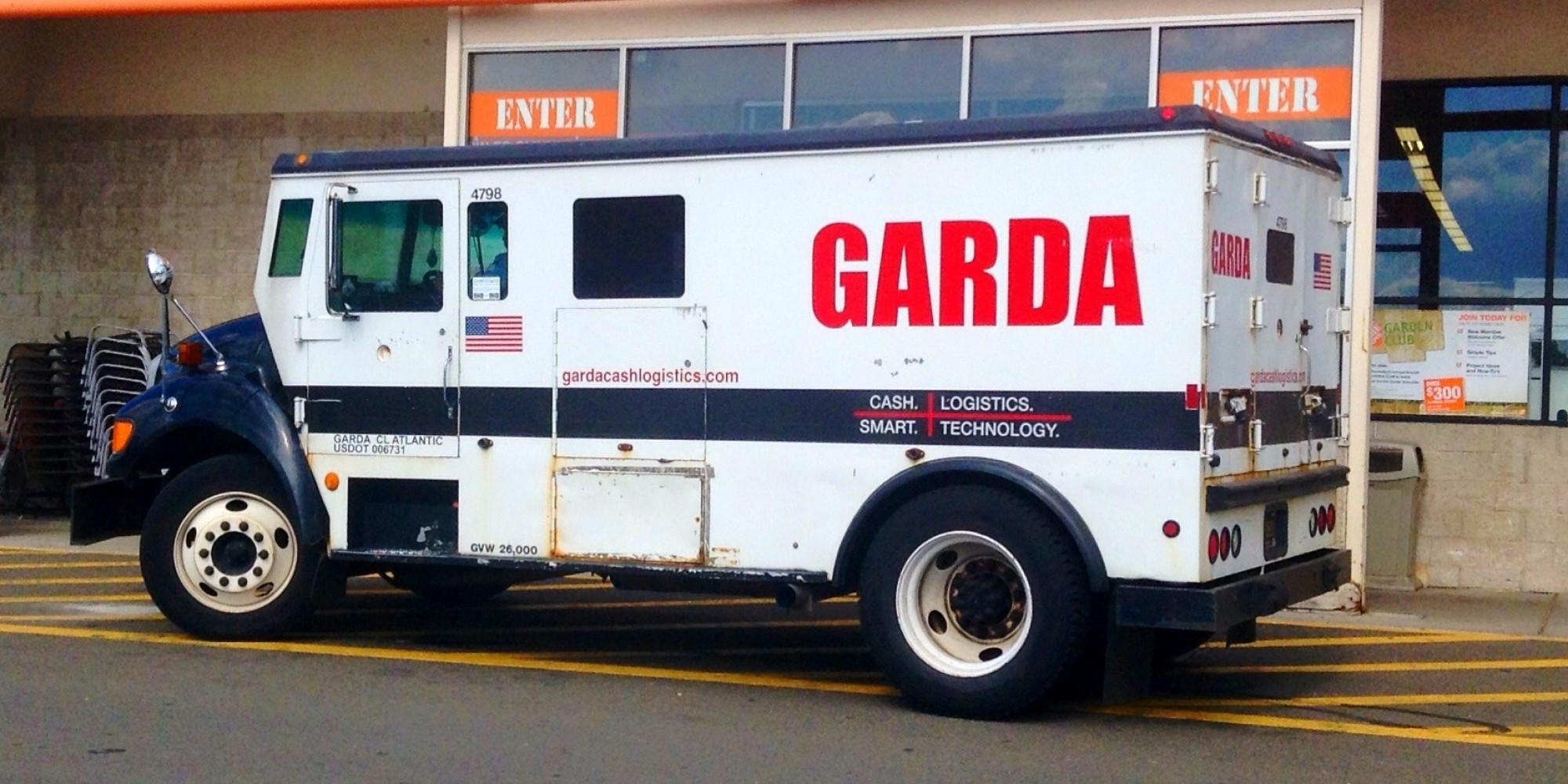 The Gardai just bought an ice cream for someone in the back of the van ...