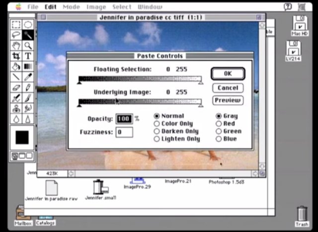 Photoshop a 25 ans: découvrez la première image retouchée avec le logiciel